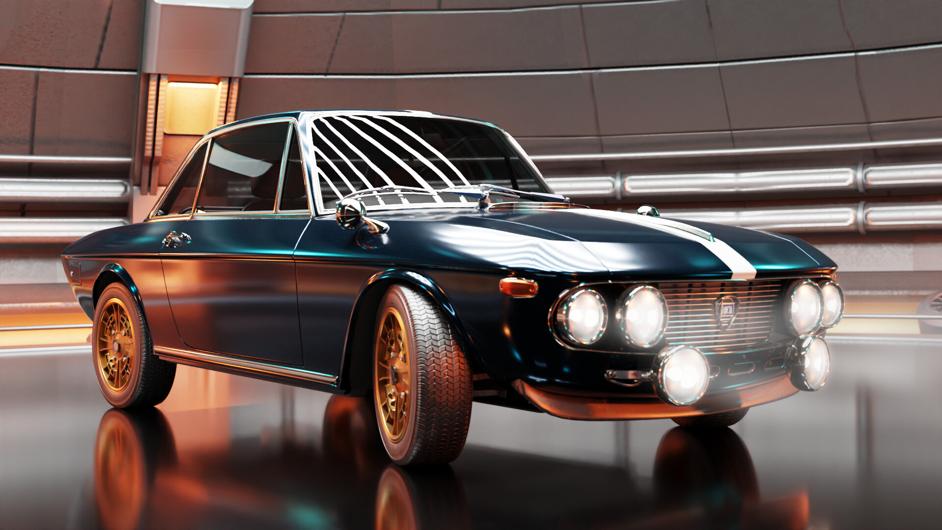 ArtStation - LANCIA CAR 3D MODEL