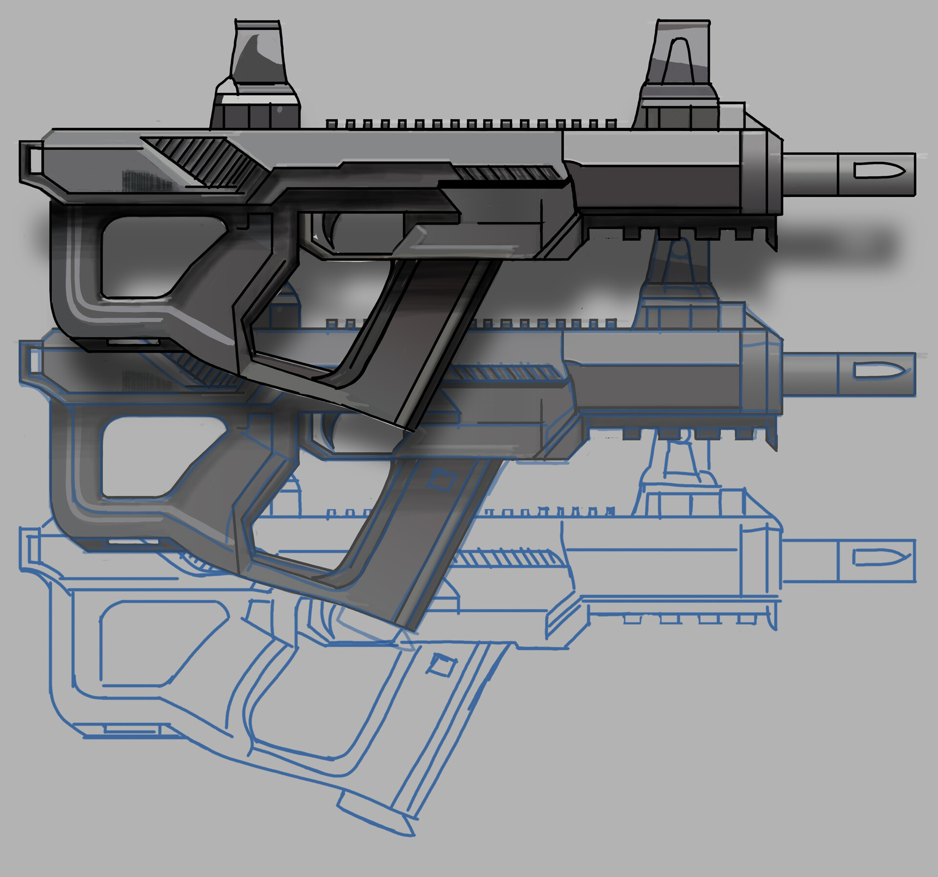 ArtStation - Firearms Concept Designs