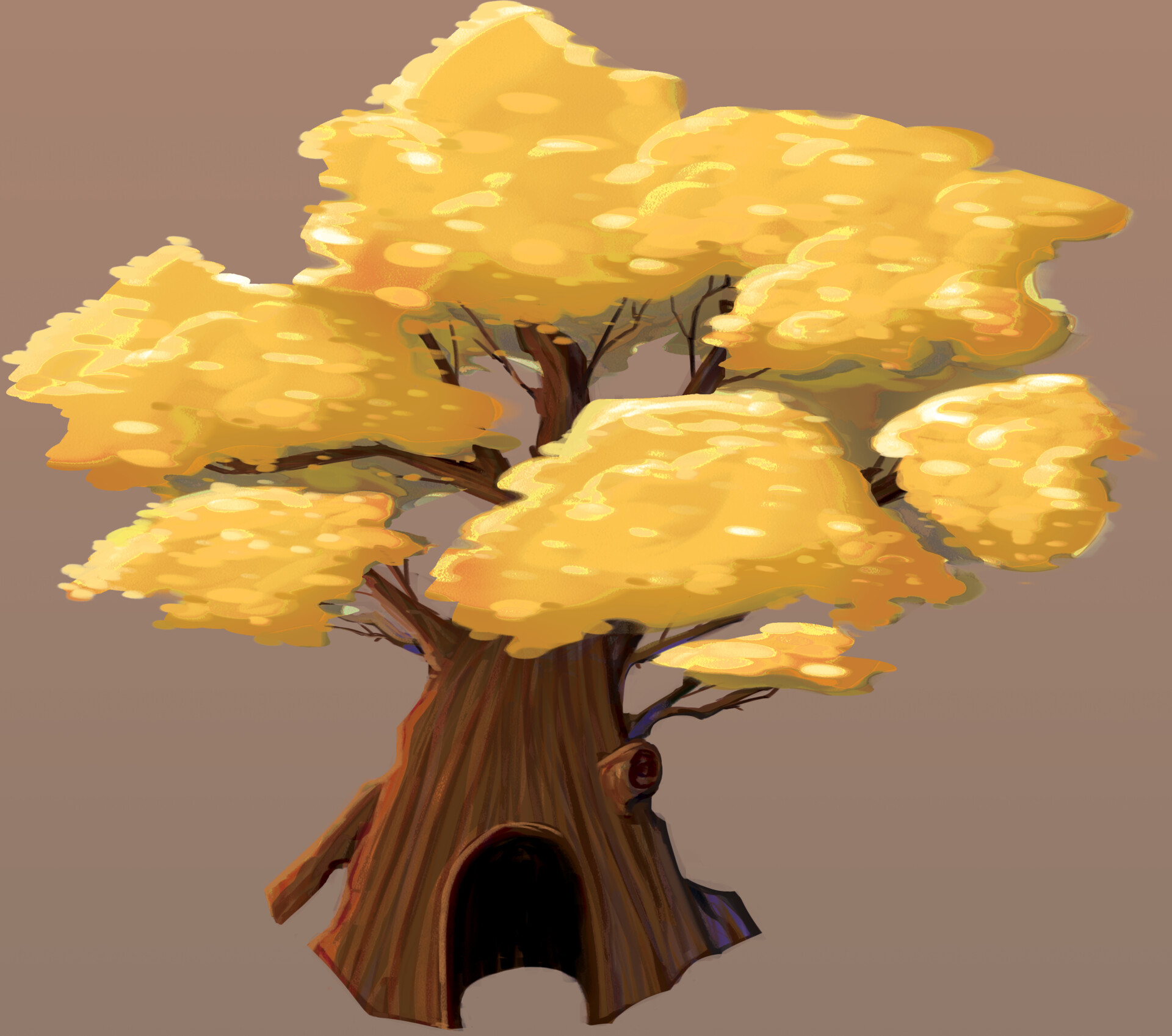 ArtStation - Large Oak Tree Portal