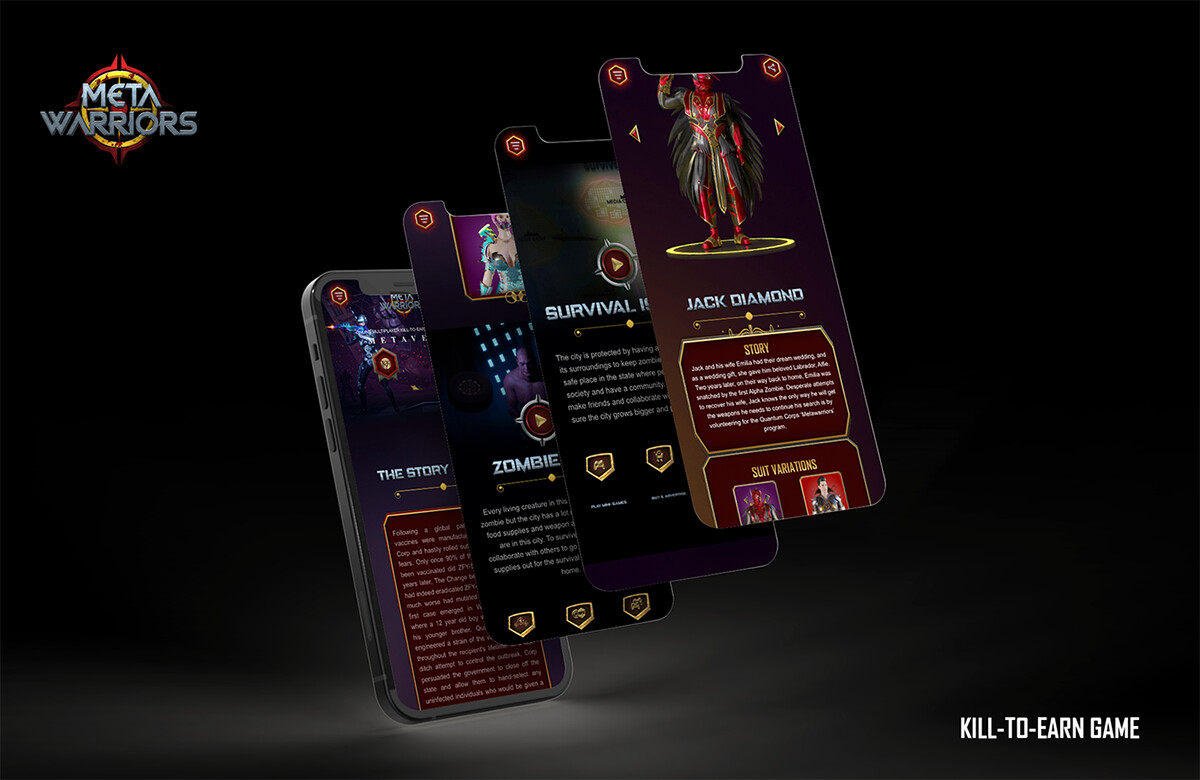 ArtStation - Meta Warriors || UI/UX