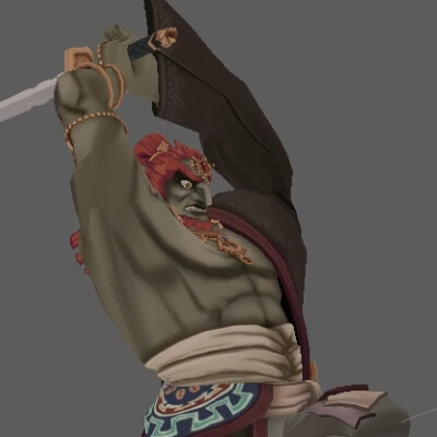 ArtStation - Ganondorf Sword Swing Animation