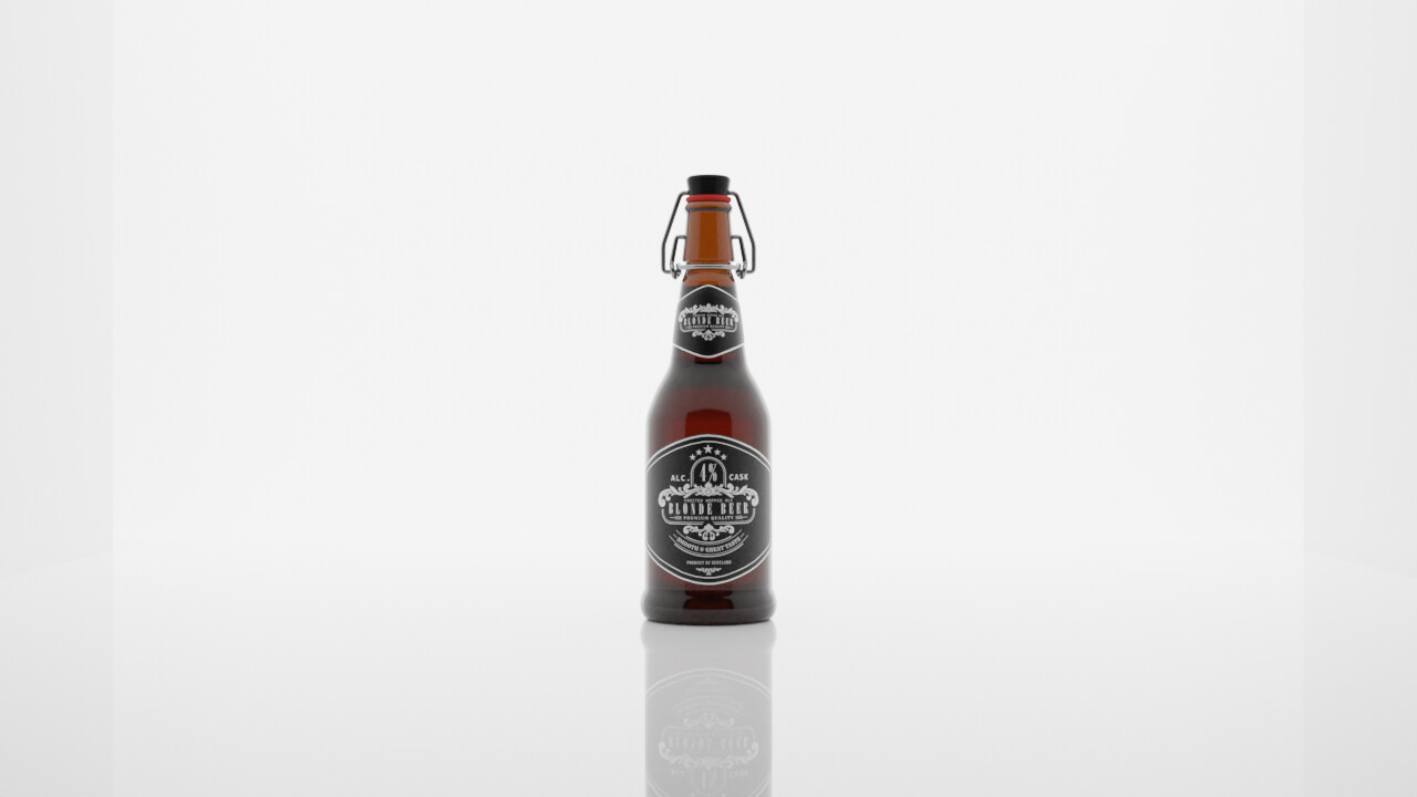 Nina Shaw - CGI Product Beer Bottle | Modeling, Texturing, Render