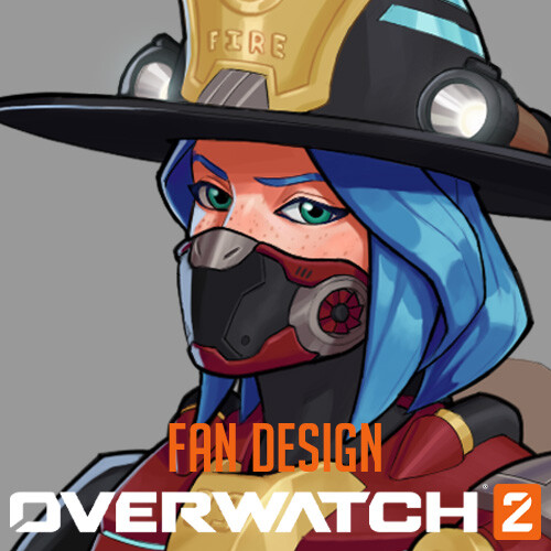 ArtStation - ZOE - OW2 FAN DESIGN