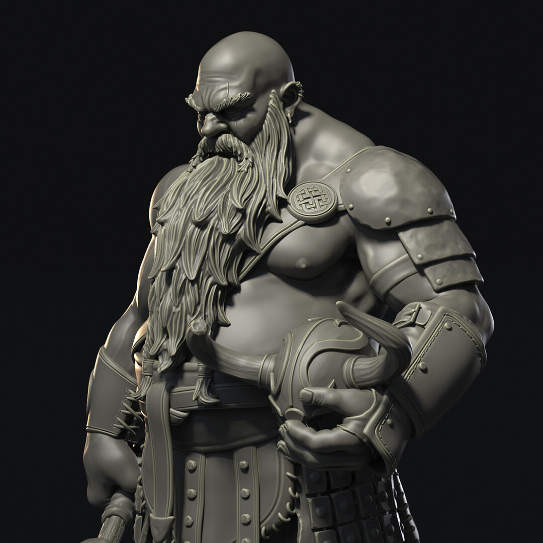 ArtStation - Enano Vikingo