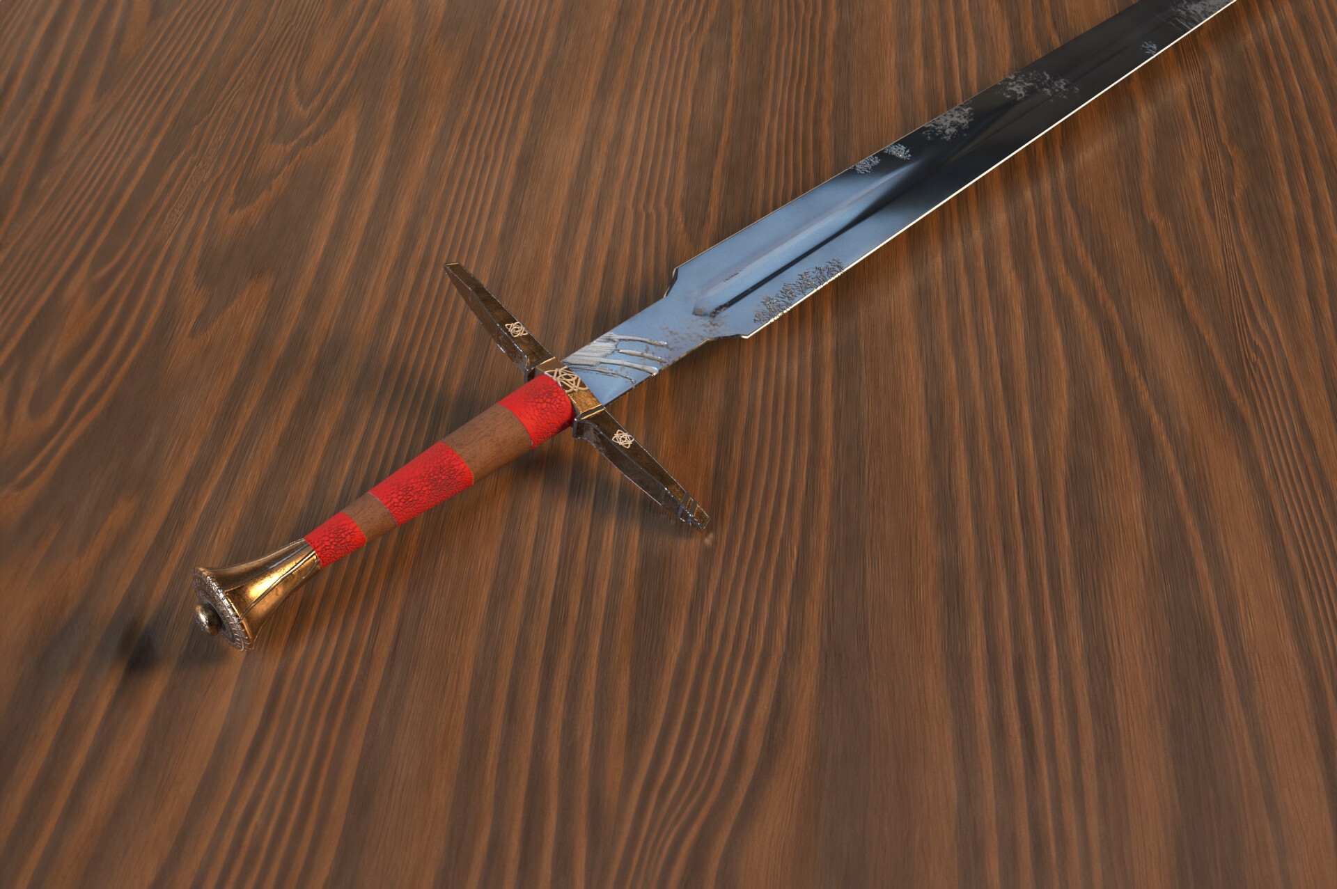 ArtStation - Witcher Inspired Sword