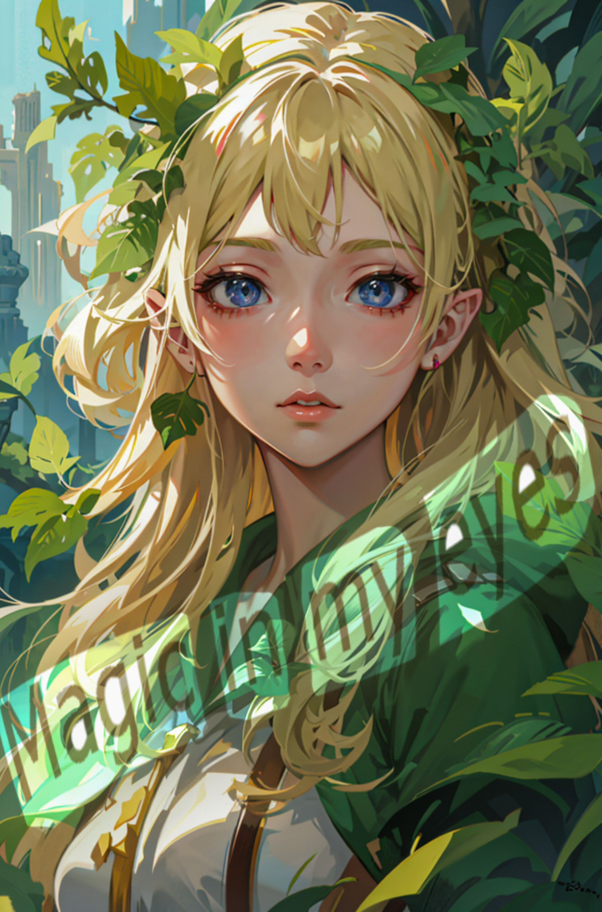 ArtStation - Elf. Magic in my eyes