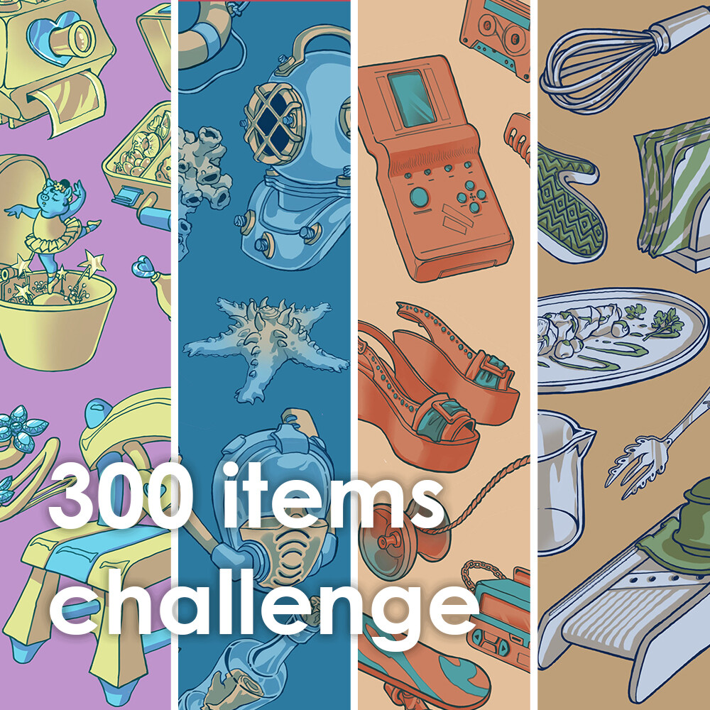 ArtStation - 300 items challenge