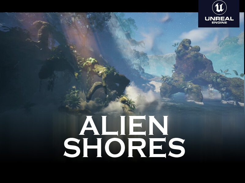ArtStation - ALIEN SHORES-environment design