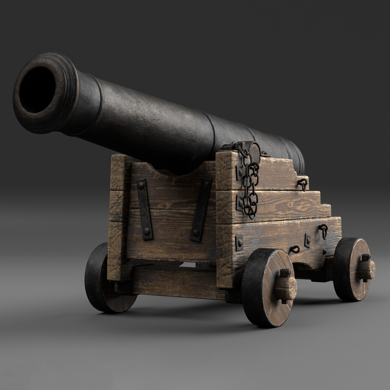 ArtStation - Medieval Cannon