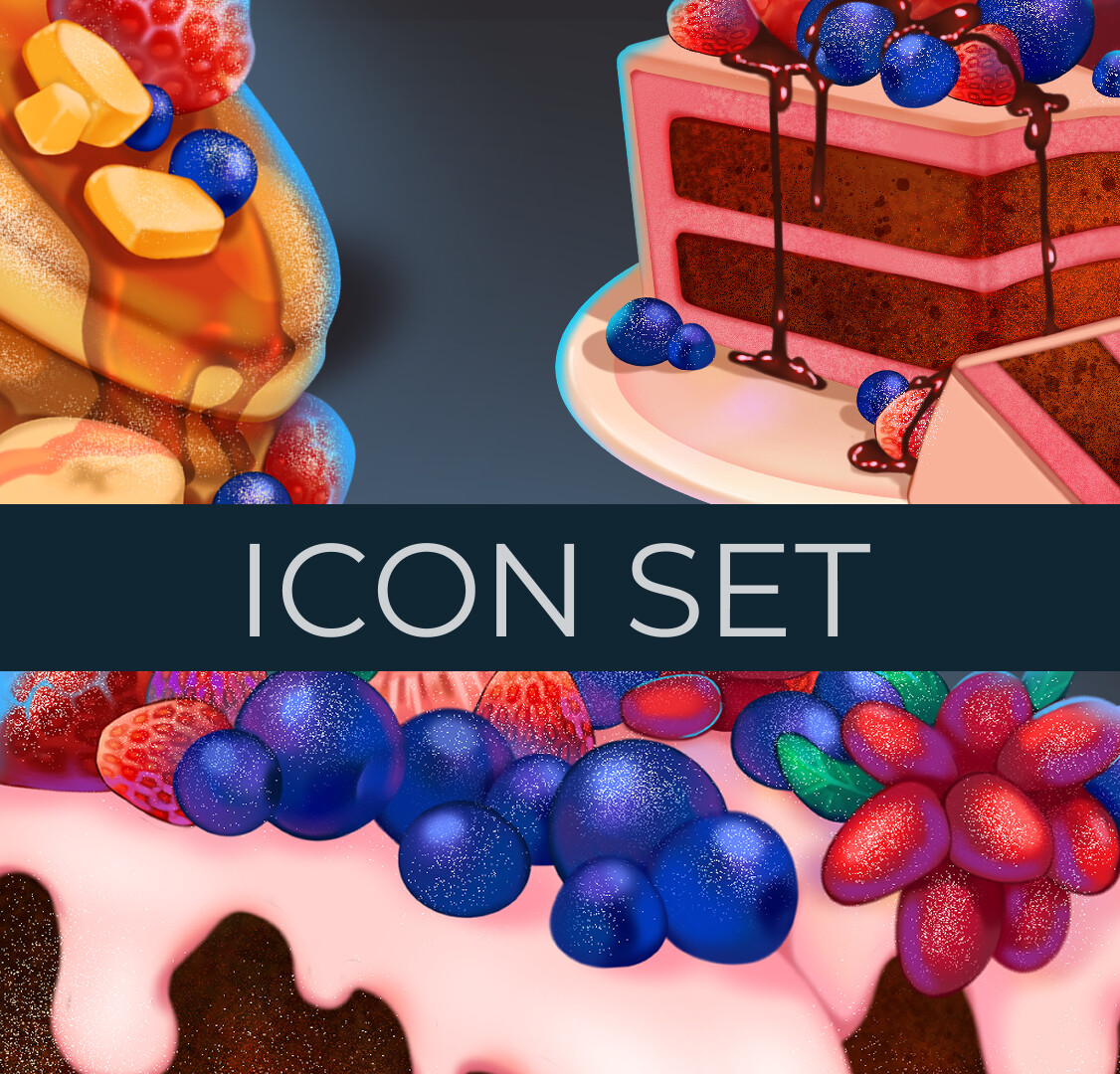 ArtStation - Sweets icons set