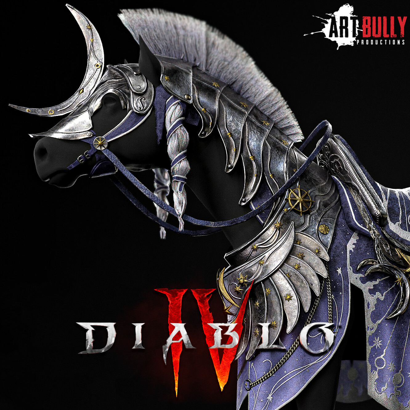 ArtStation - Diablo IV - Equuleus form - Horse Armor