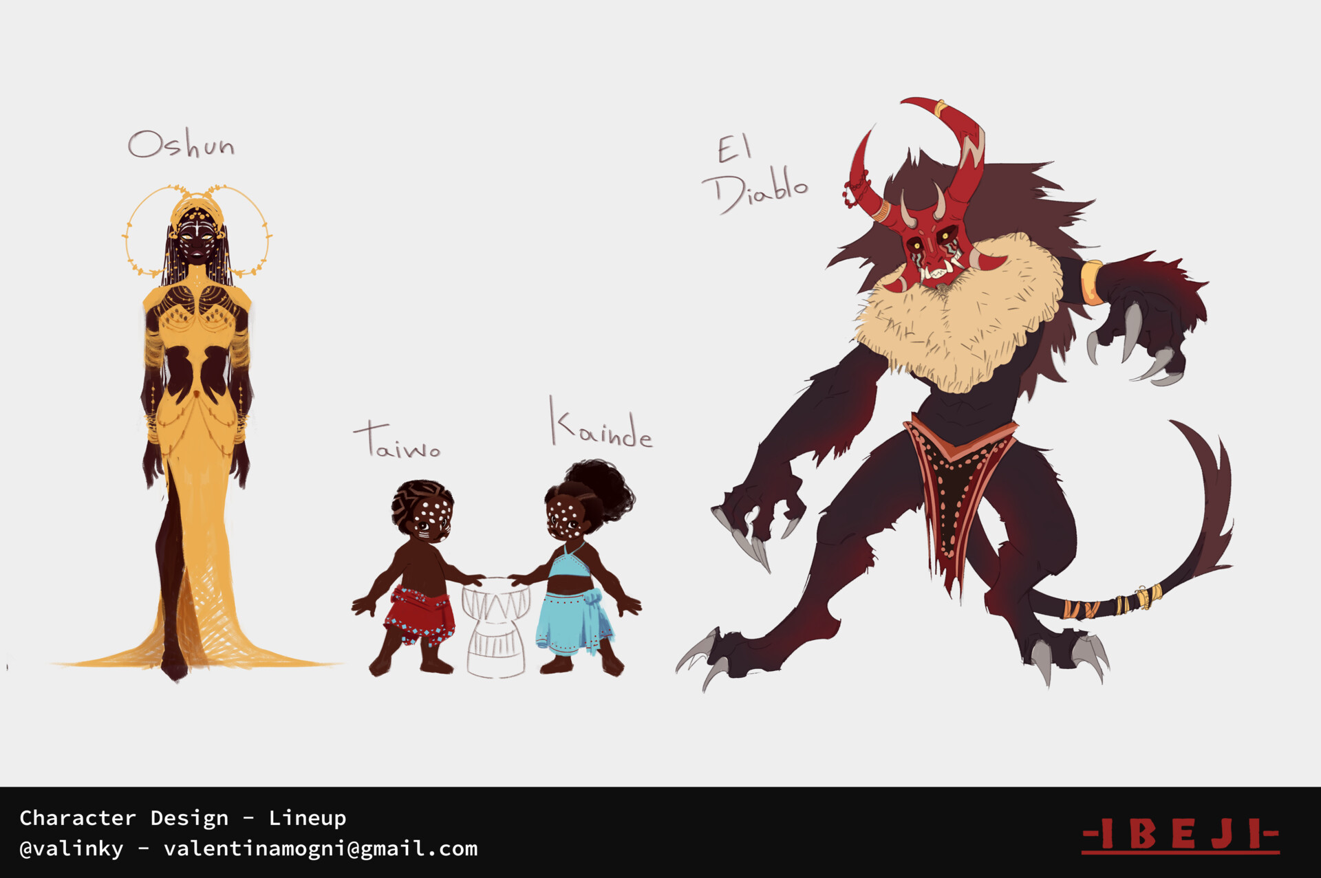 ArtStation - Ibeji - Character Designs