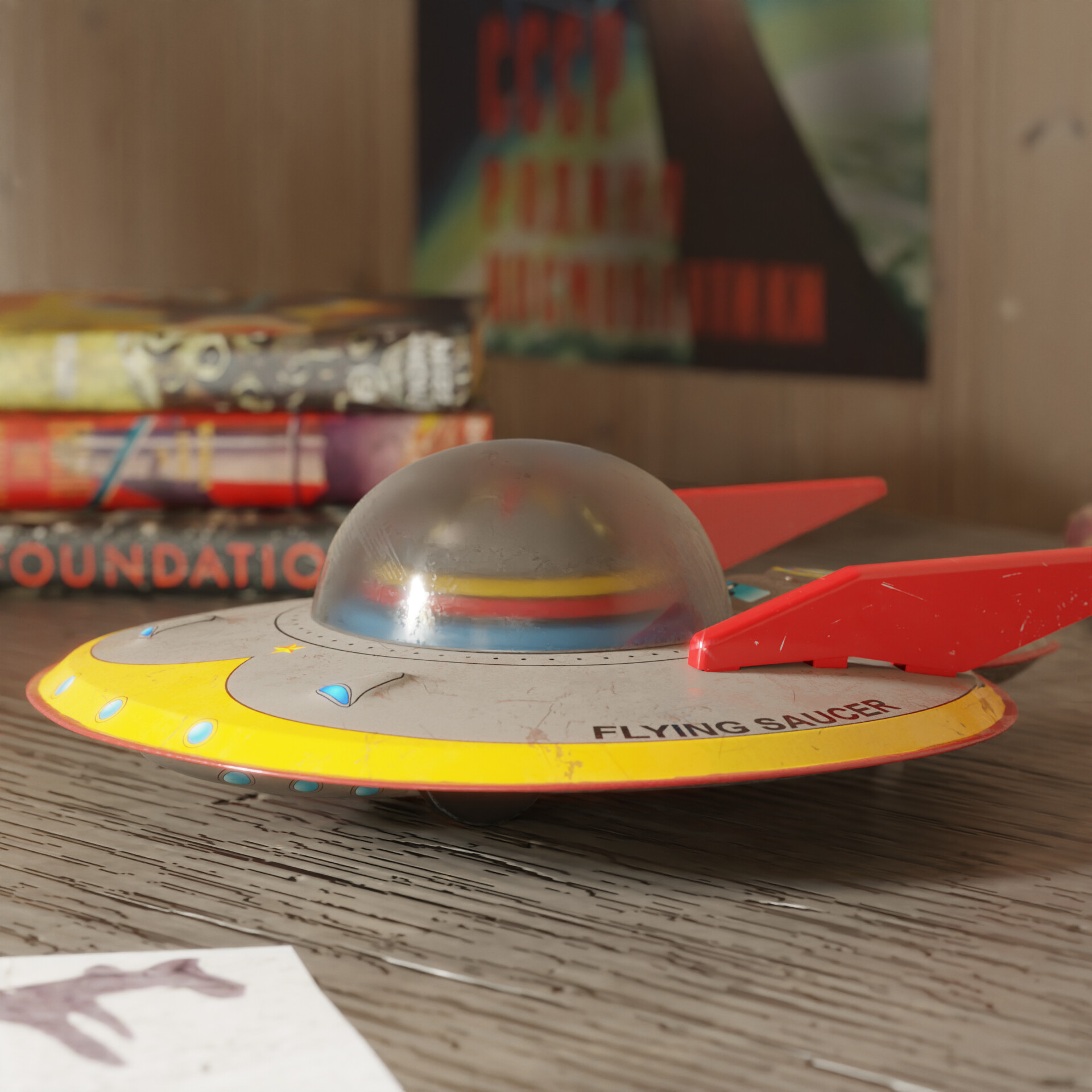 ArtStation - Flying Saucer X - 3000