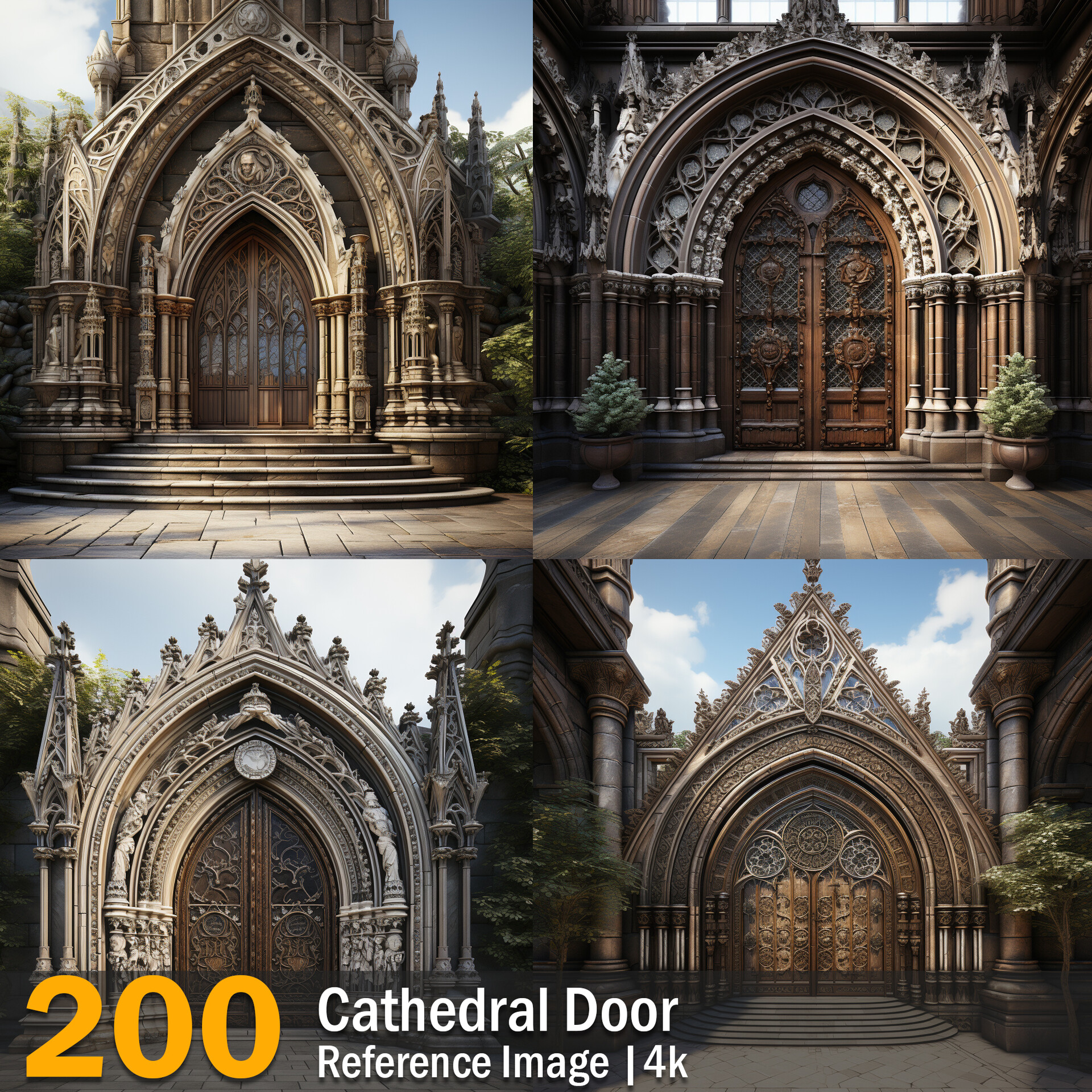 ArtStation - Cathedral Door | Reference Images | 4K