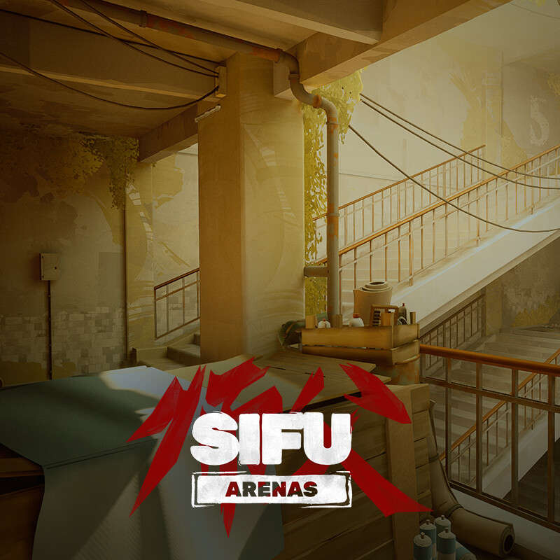 ArtStation - Sifu Arena - The Stairs [LIGHTING]