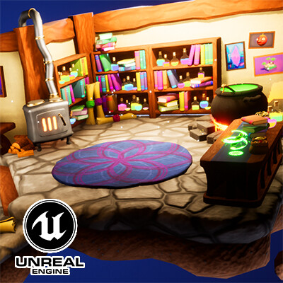 ArtStation - The potion makers house