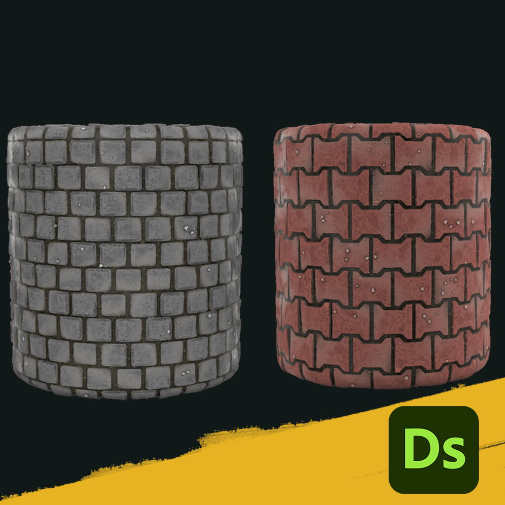 ArtStation - Foothpath Tile Material