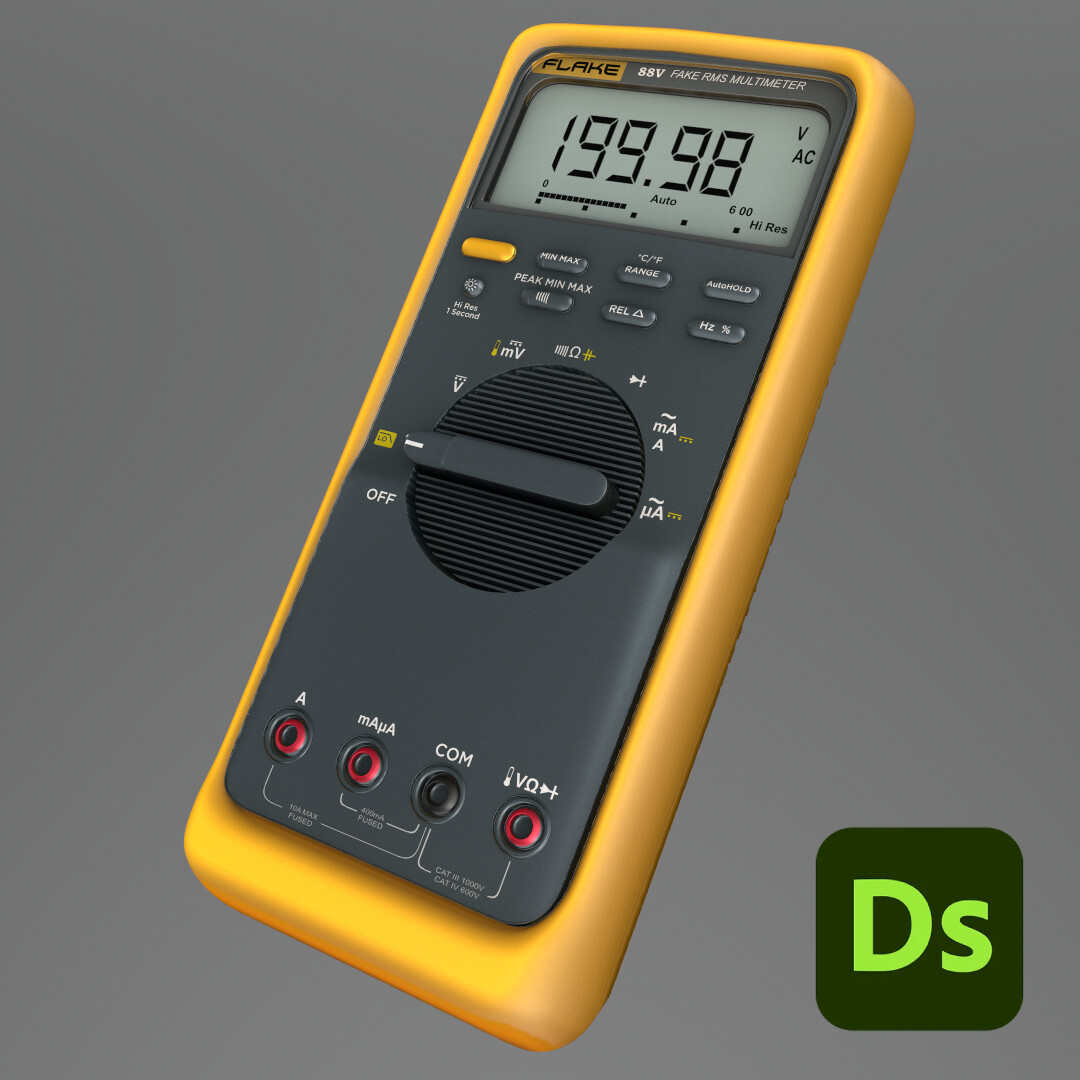 ArtStation - Fluke Multimeter - Substance Designer