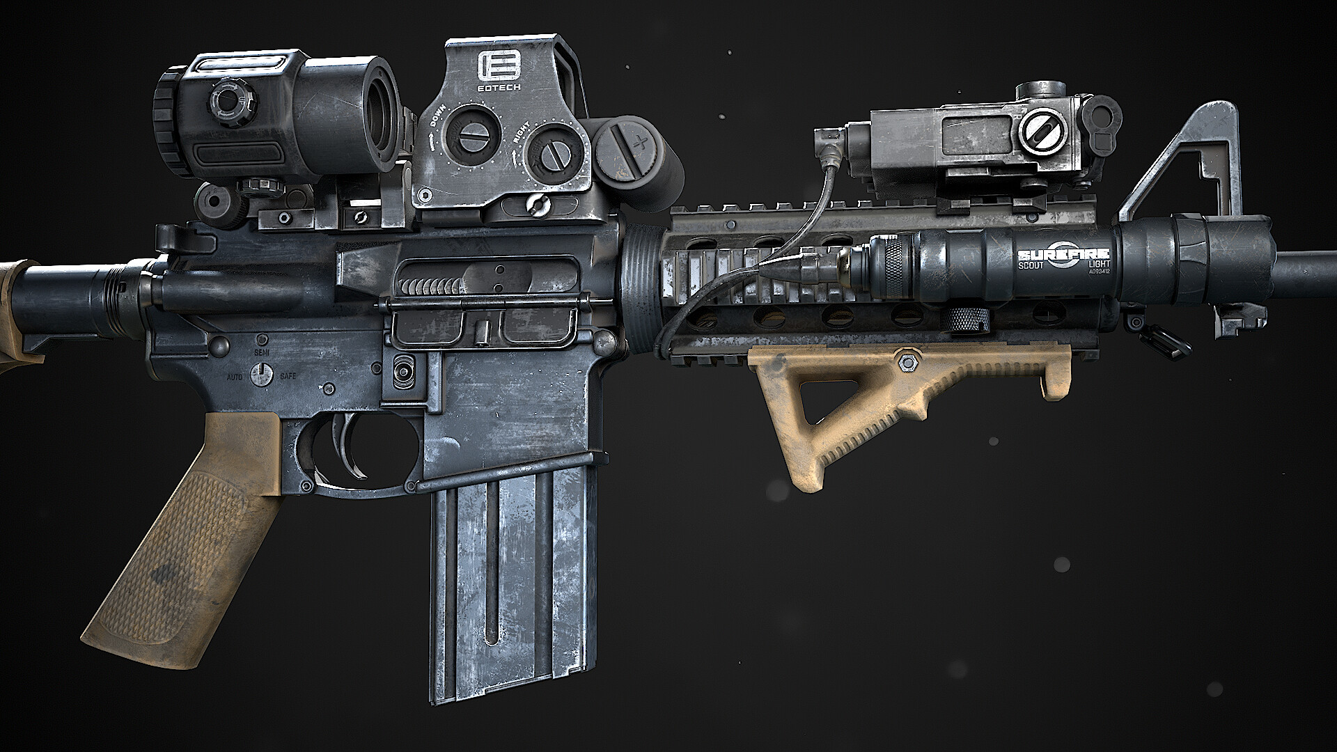 ArtStation - M4 Rifle