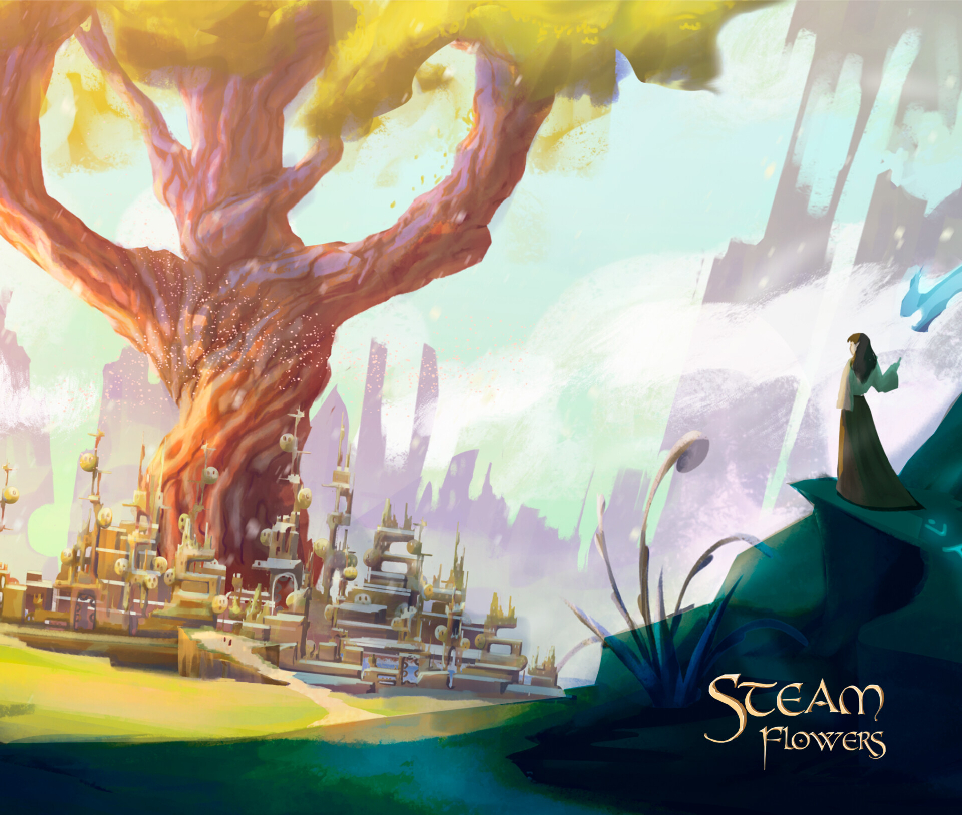 ArtStation - Steam Flowers / Environment