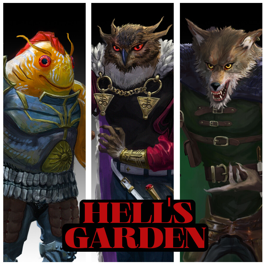 ArtStation - hell's garden characters