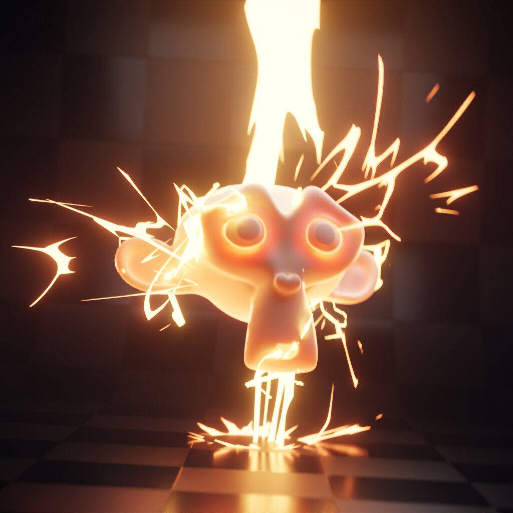 ArtStation - Stylized lightning VFX