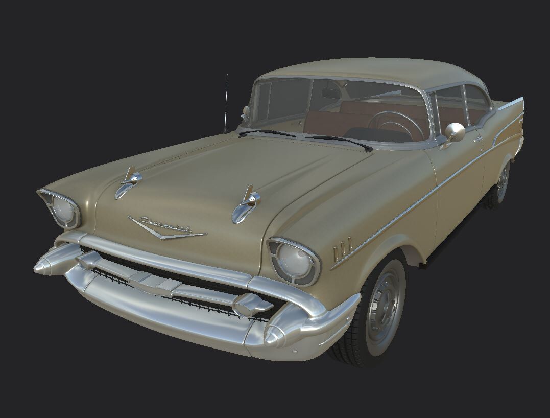 ArtStation - Old Model Car