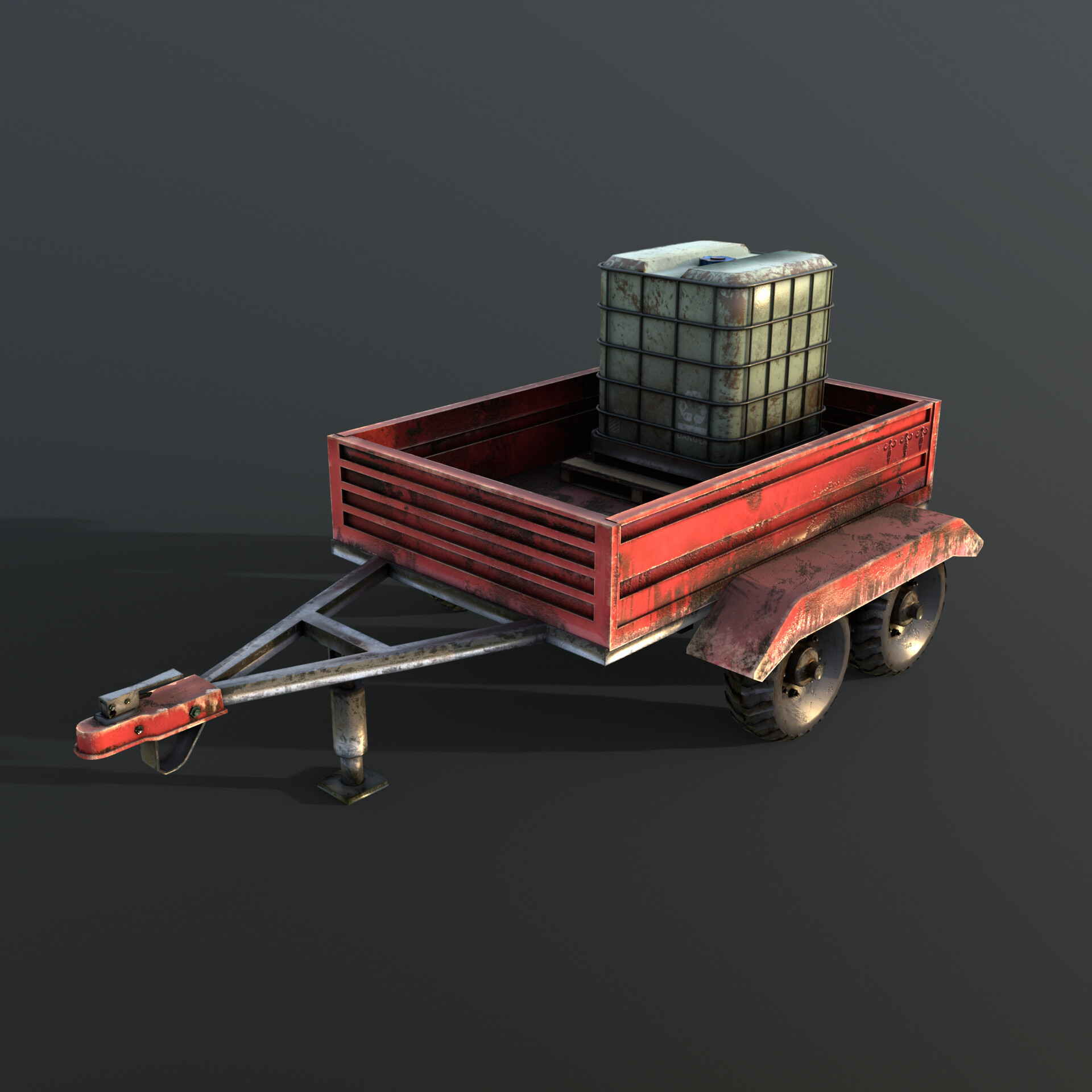 ArtStation - Trailer Water Tank