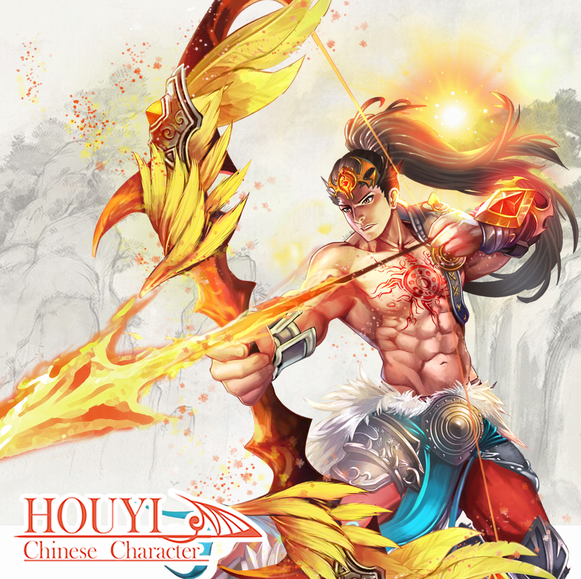 ArtStation - Moon Festival Houyi