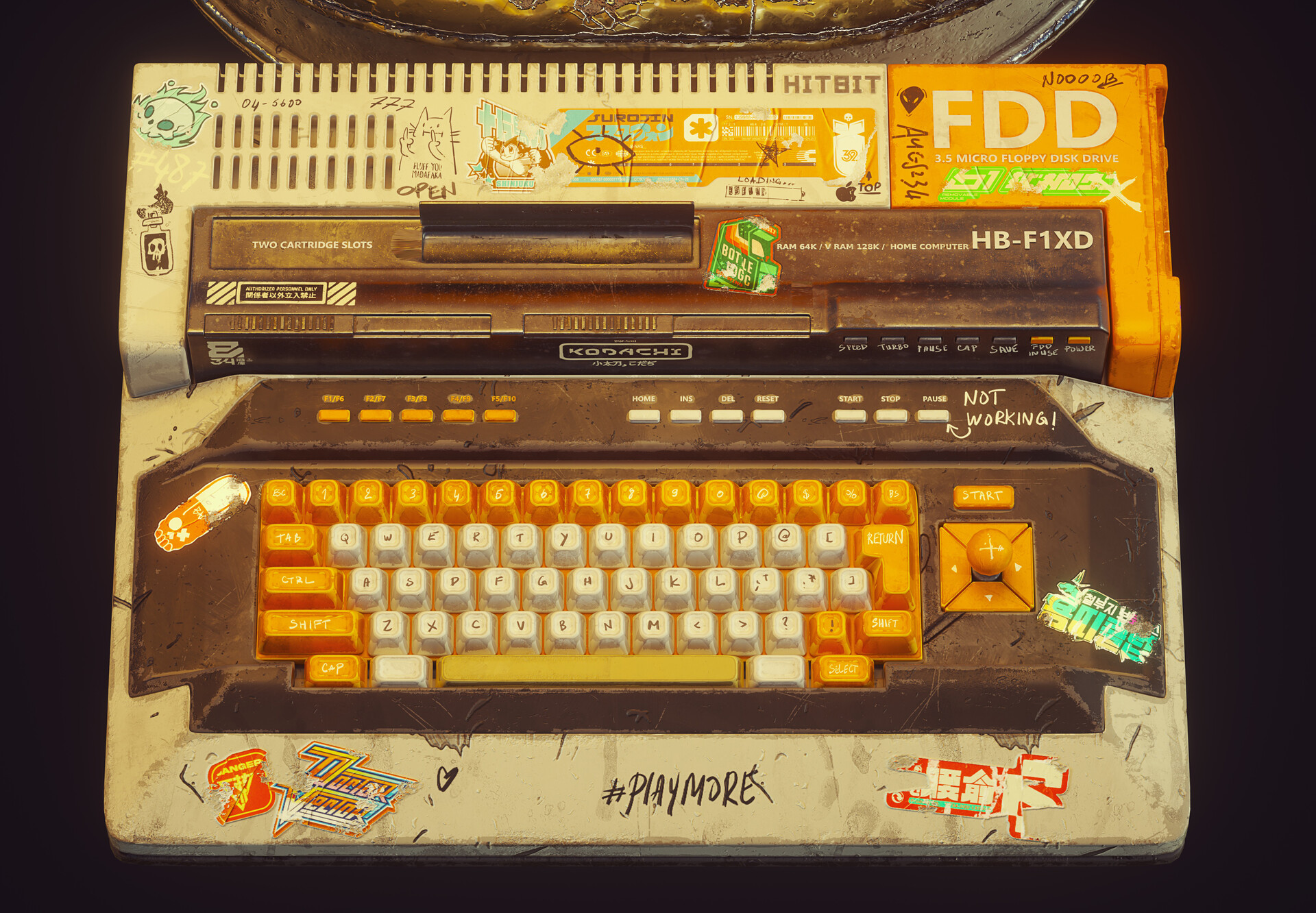 ArtStation - Retro game consoles 2