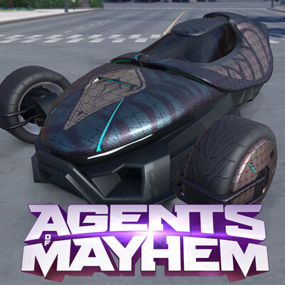ArtStation - Agents of Mayhem - Pulse [Lazarus Vehicle Skin]
