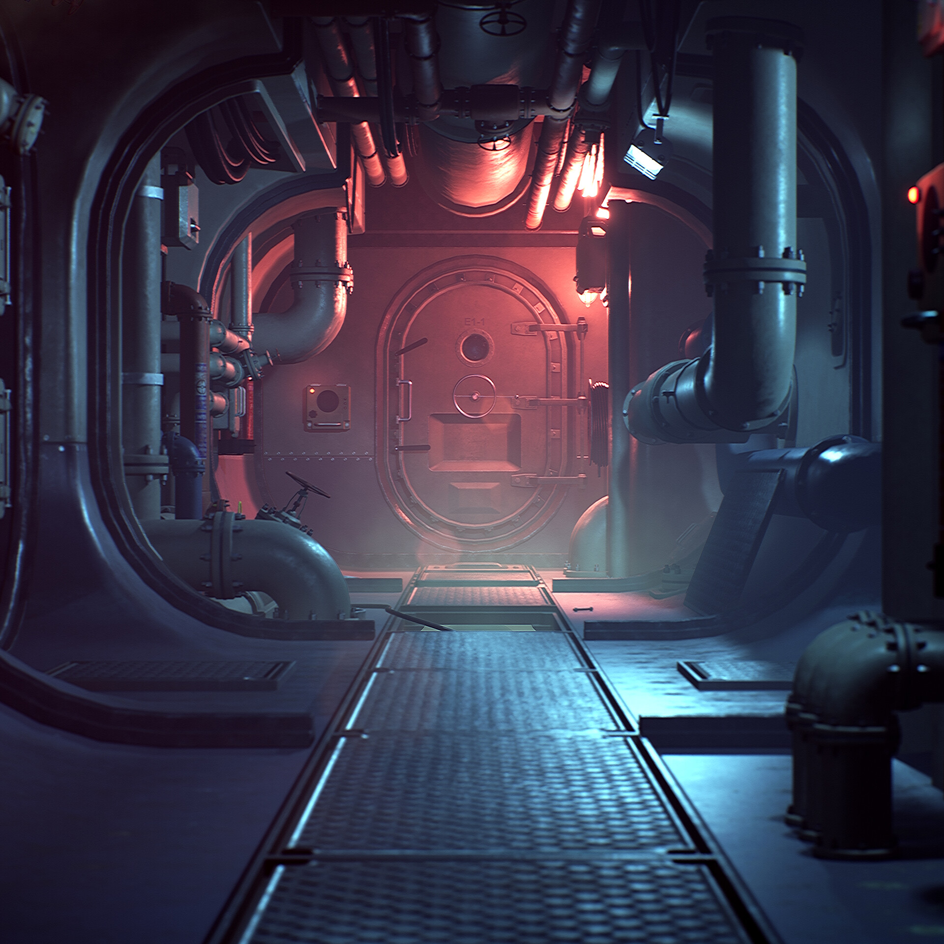 Russell Walls - Final Emergency - Sub Corridor (UE4)