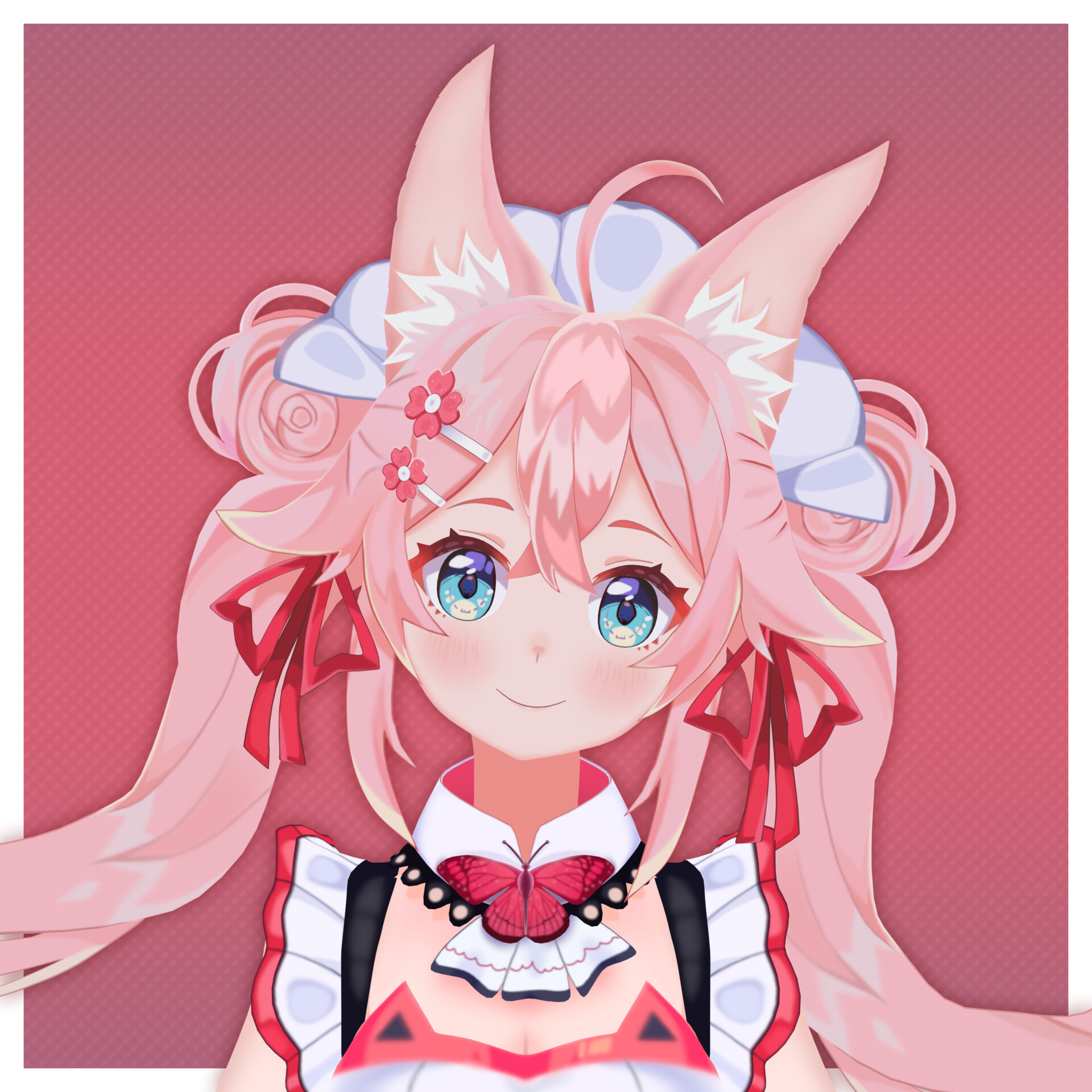 ArtStation - Fox Girl VTuber (Fan art)