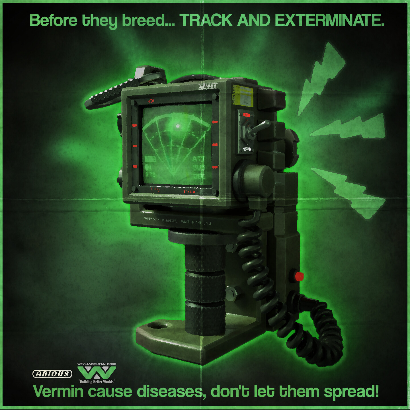 ArtStation - Alien: Isolation Fan-Art | Stylized Motion Tracker