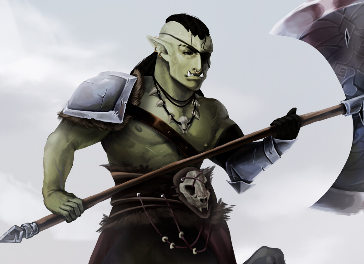 ArtStation - Centaur Orc Warrior