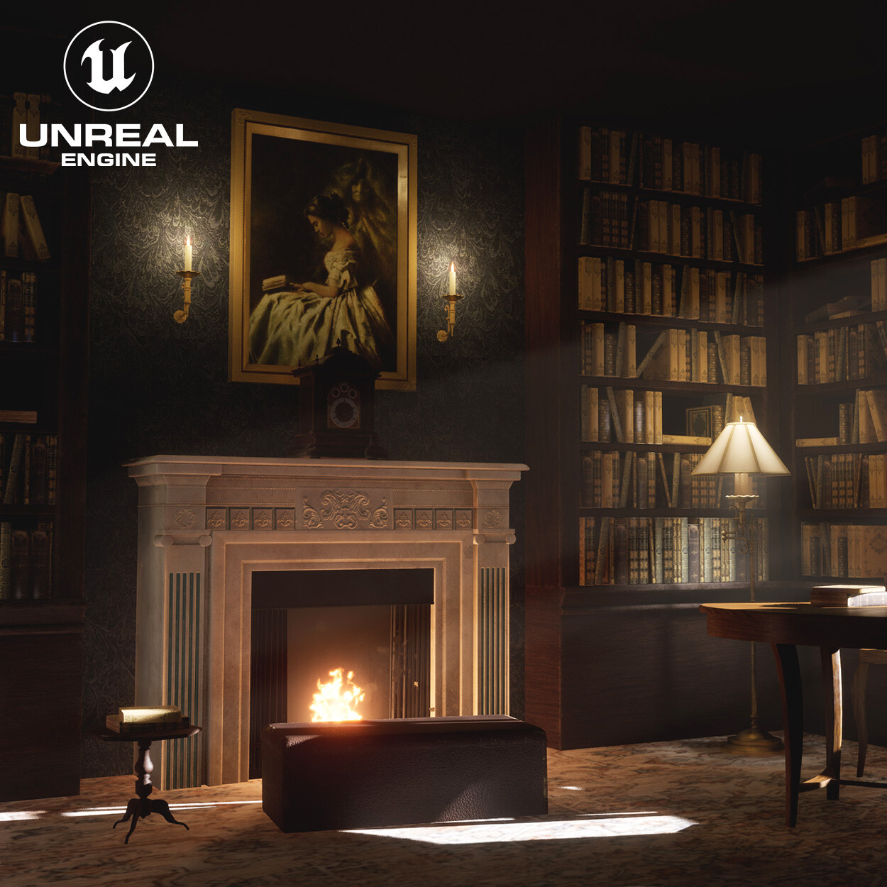 ArtStation - Victorian Study Room
