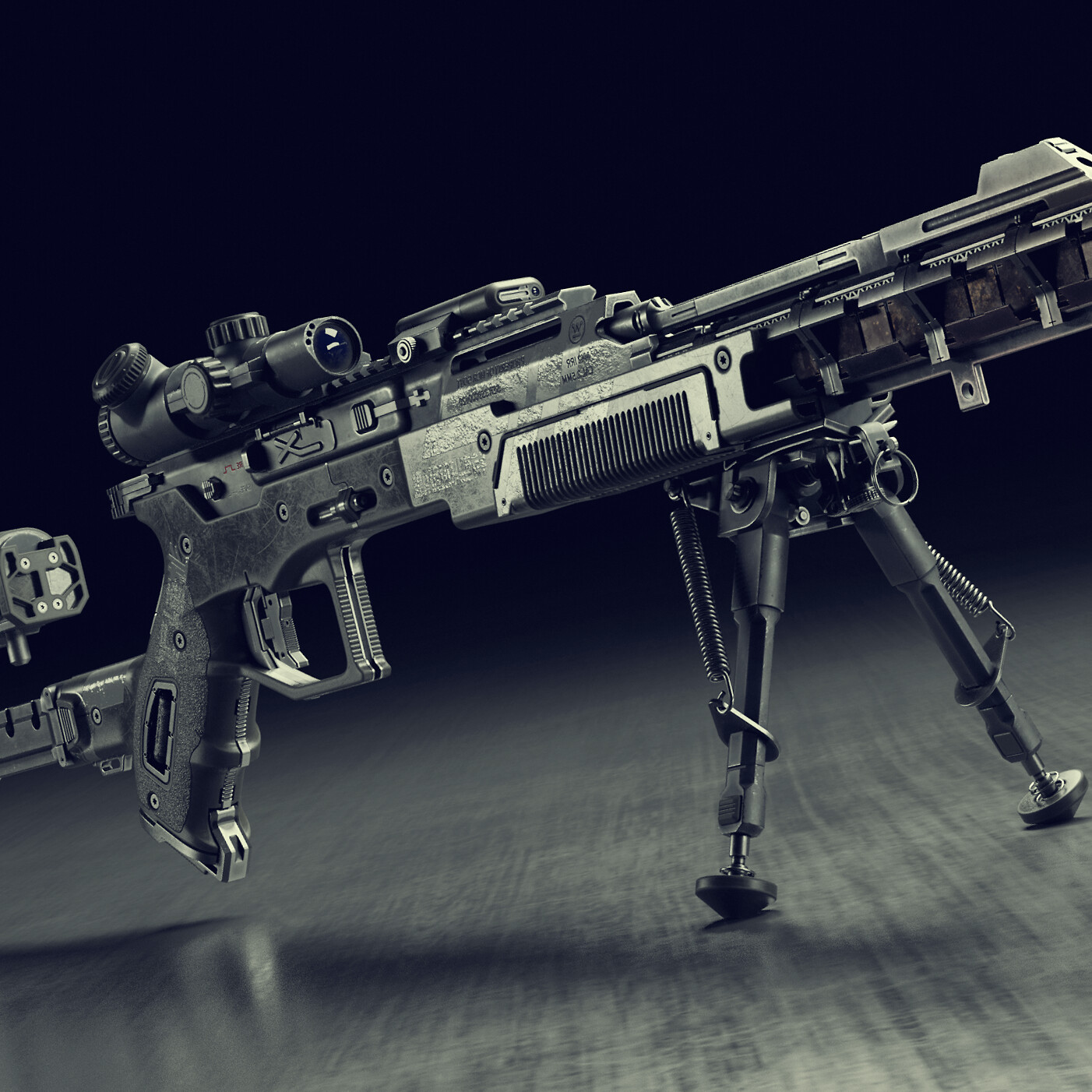 ArtStation - The Mamul Rifle