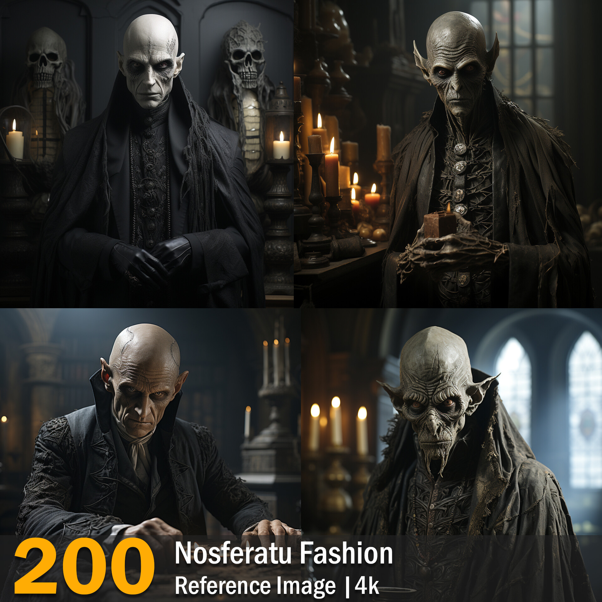 ArtStation - Nosferatu Fashion | Reference Images | 4K