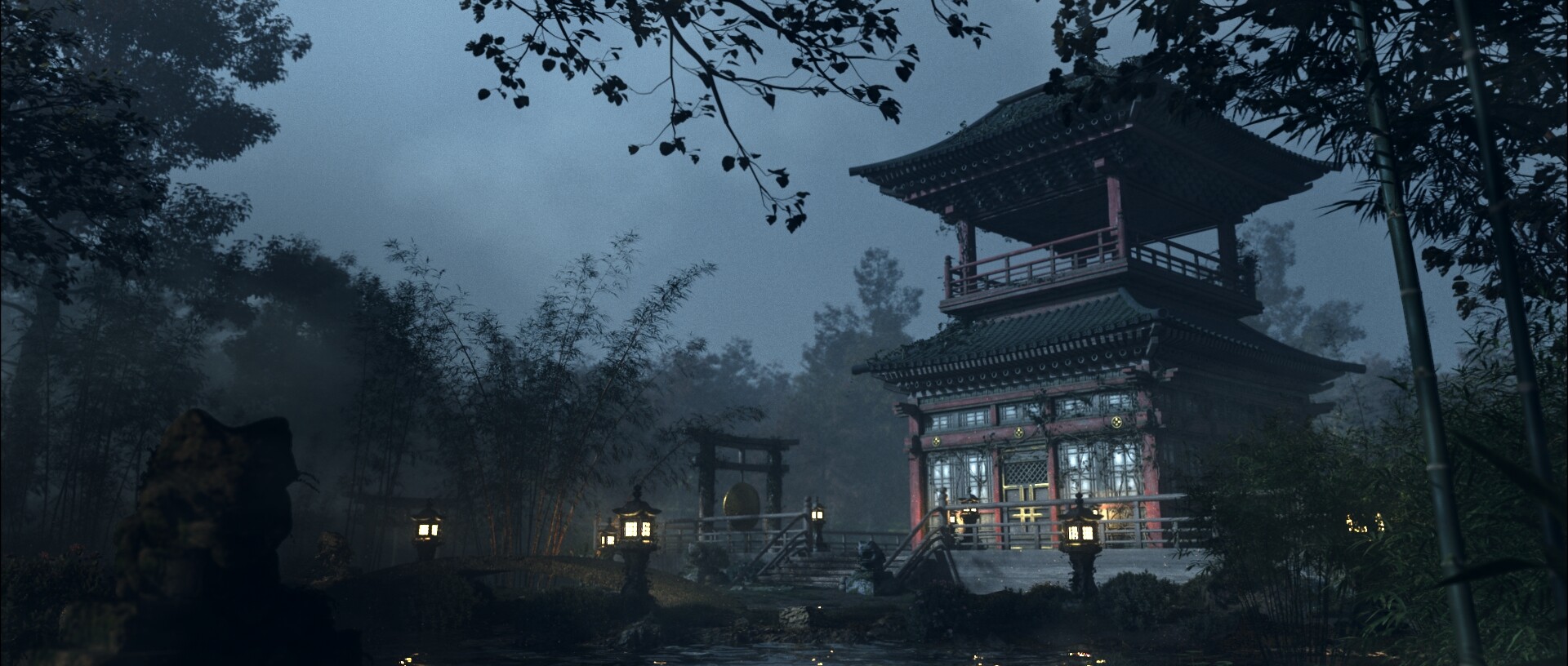 ArtStation - The Frog Temple