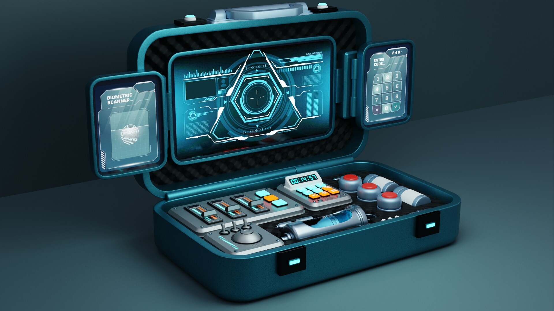 ArtStation - Antidote Case Sci Fi Render