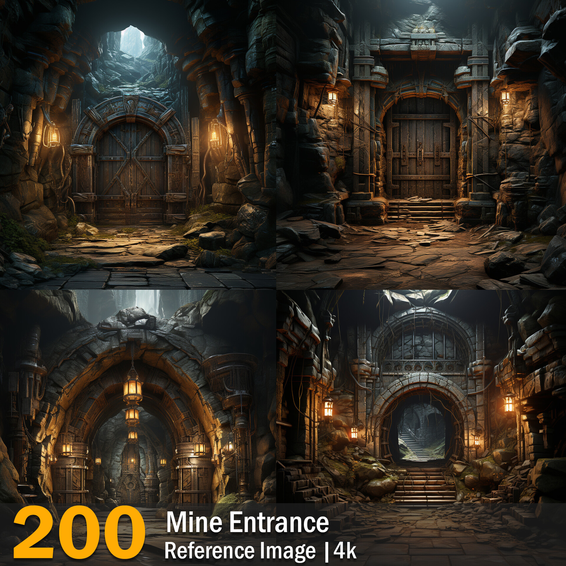ArtStation - Mine Entrance | Reference Images | 4K