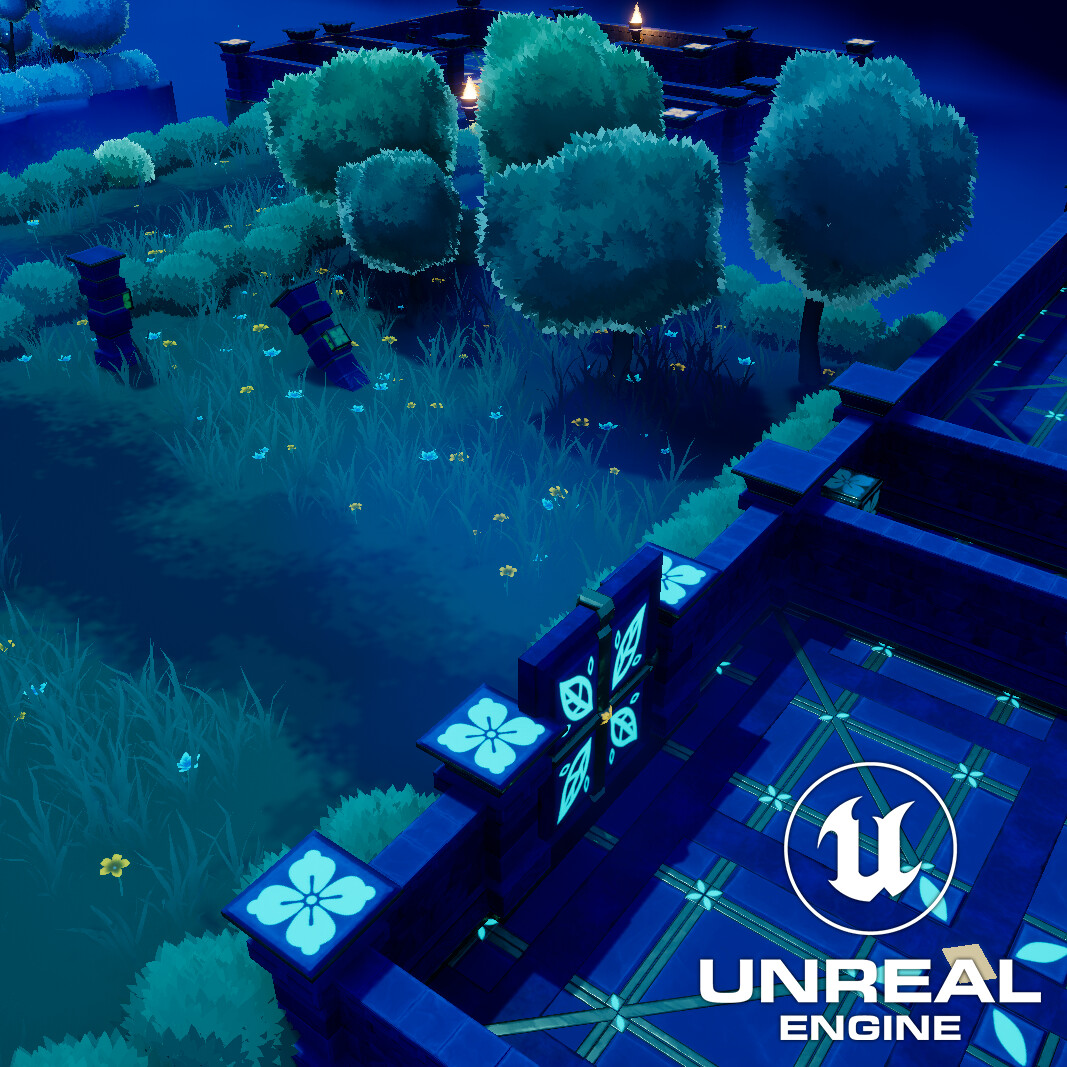 ArtStation - Ray - Stylised 3D Game Environment (UE4)