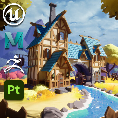 ArtStation - Unreal Stylized Environment (Game Ready)