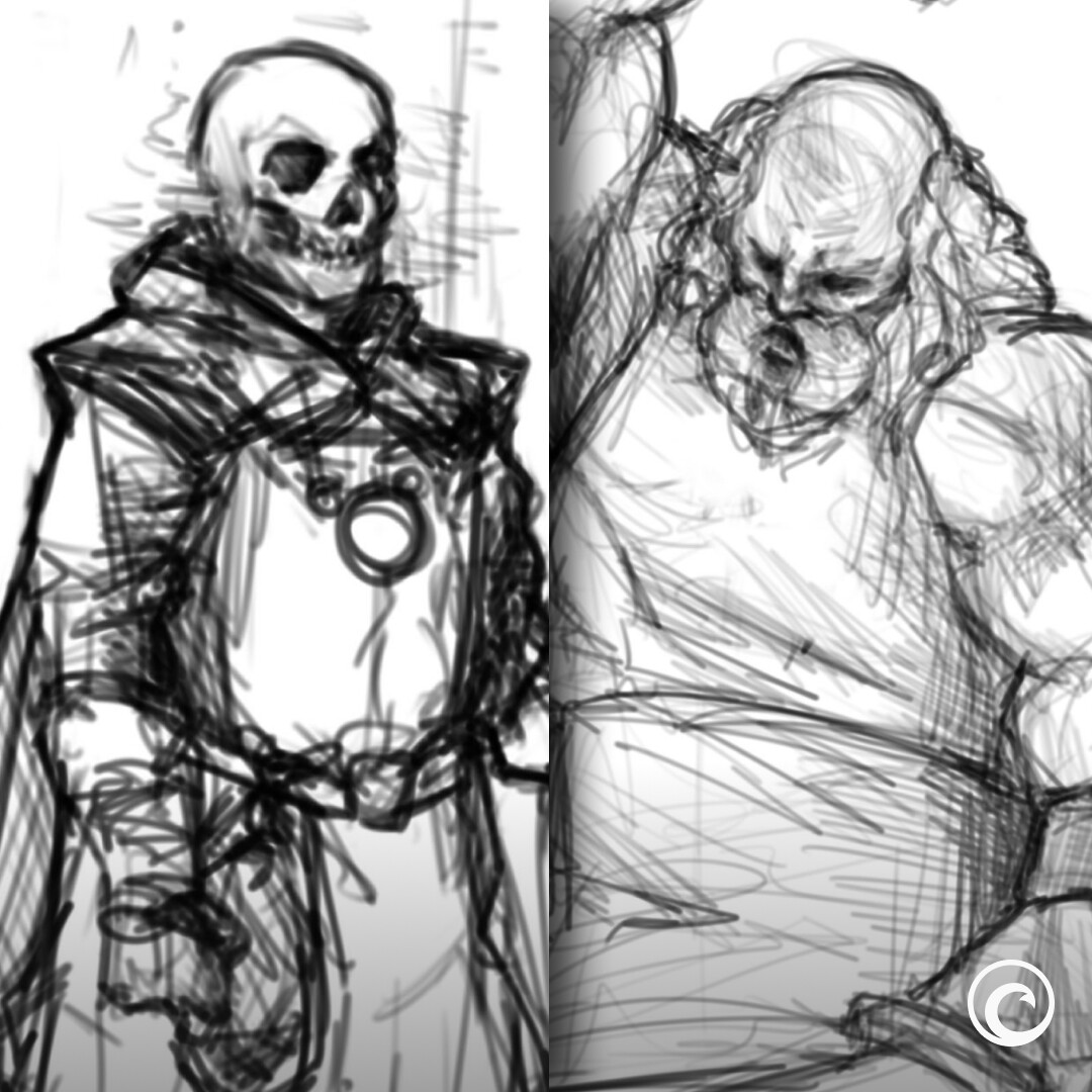 ArtStation - Dead mage & blacksmith