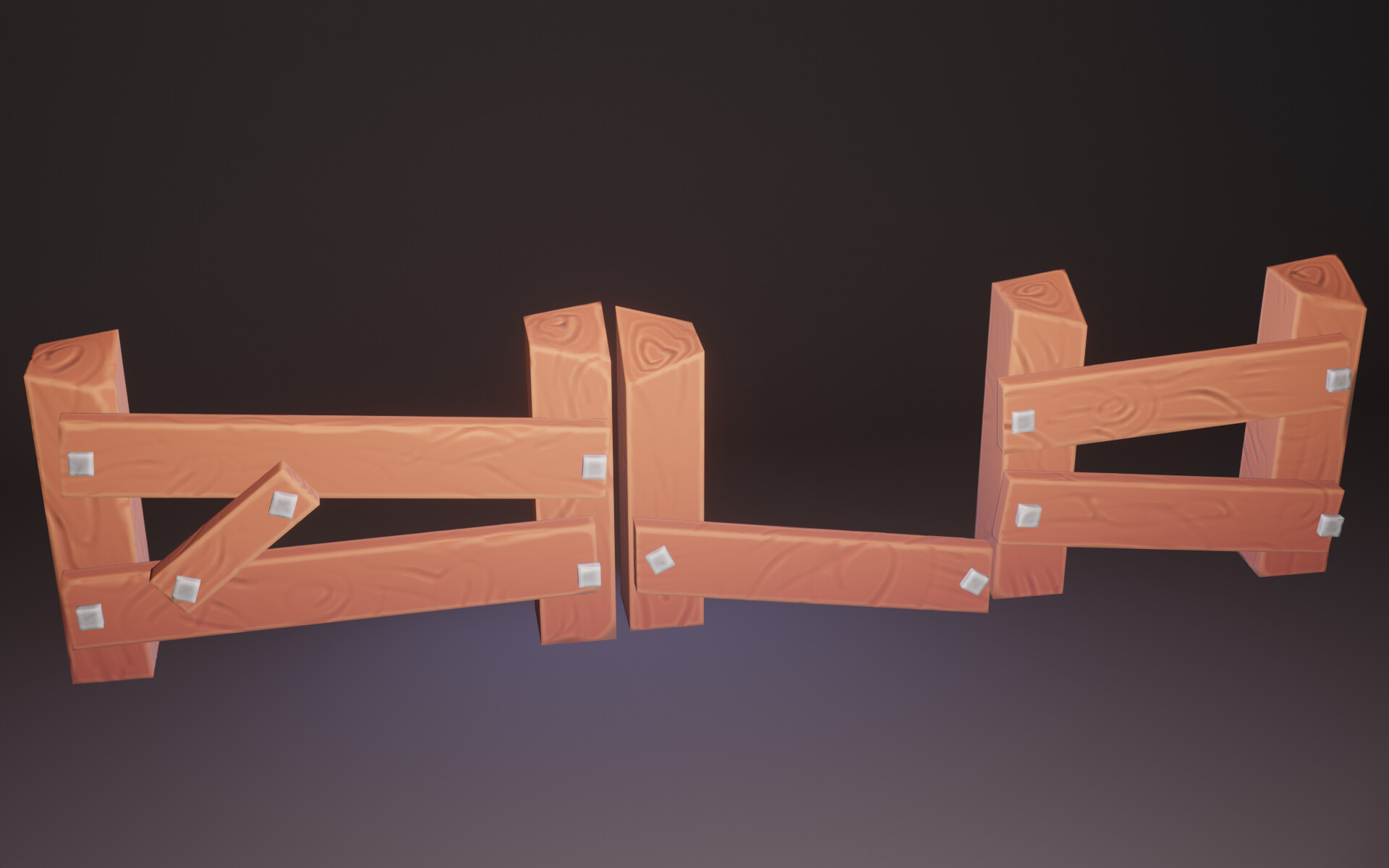 ArtStation - Stylized Fence