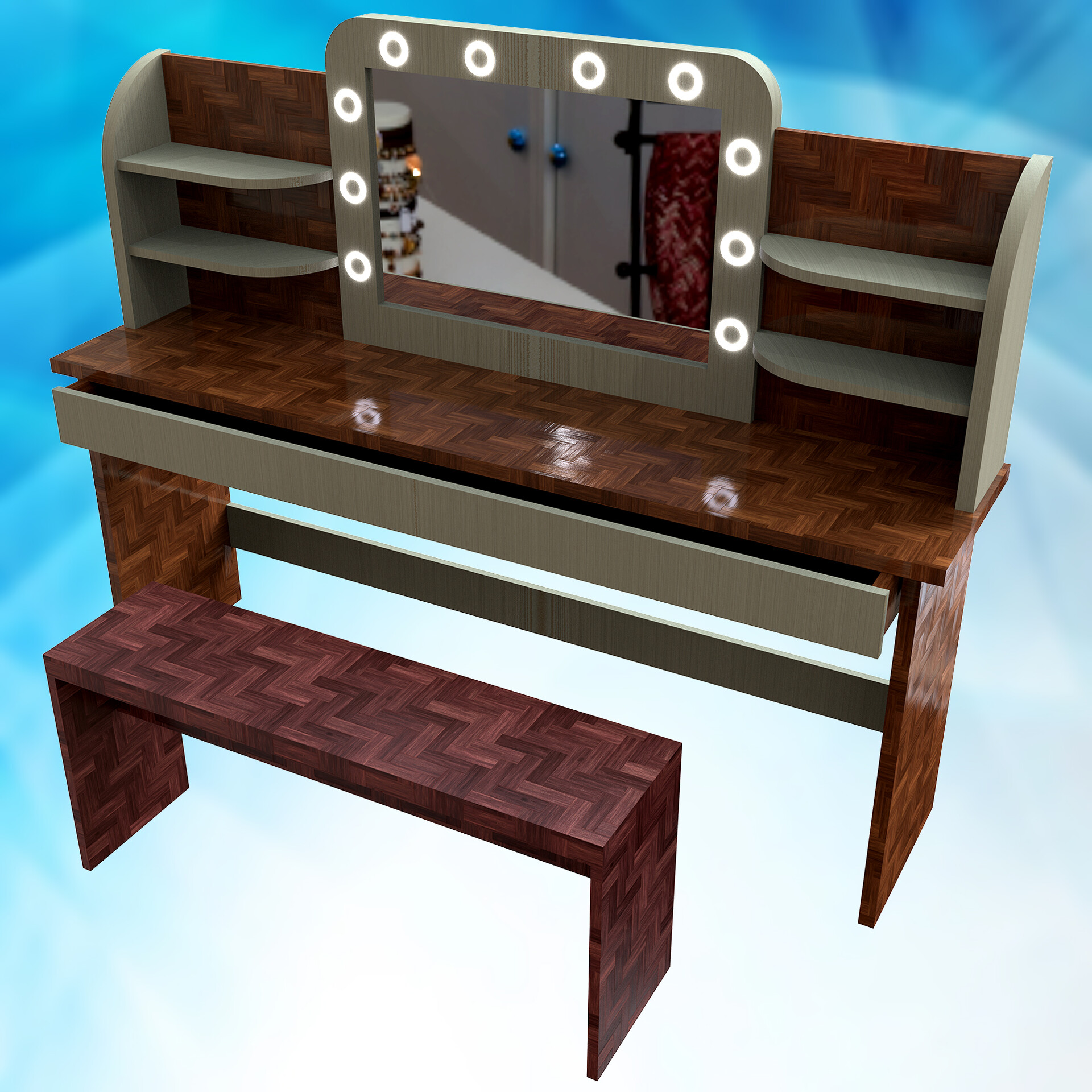 ArtStation - Vanity Table Design Model