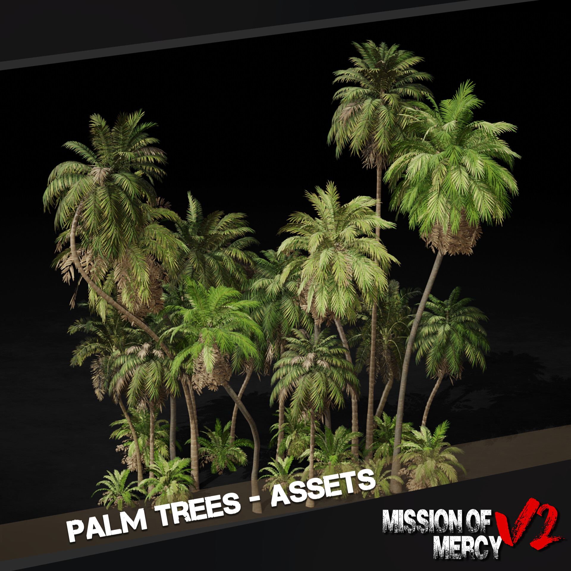 ArtStation - Mission of Mercy V2 - Palm Trees