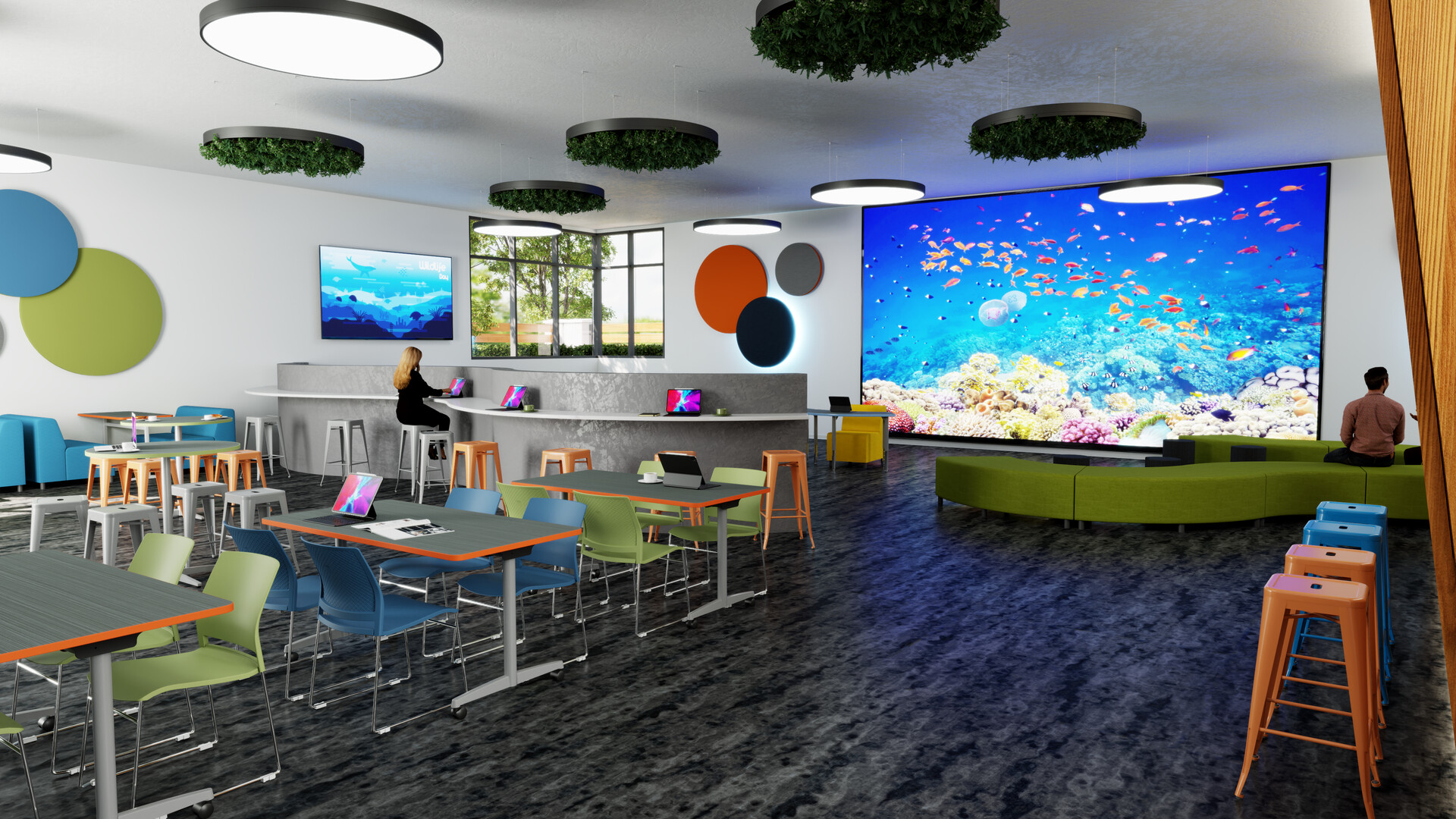 Amos White Jr. - Cafe | Lounge Visualization