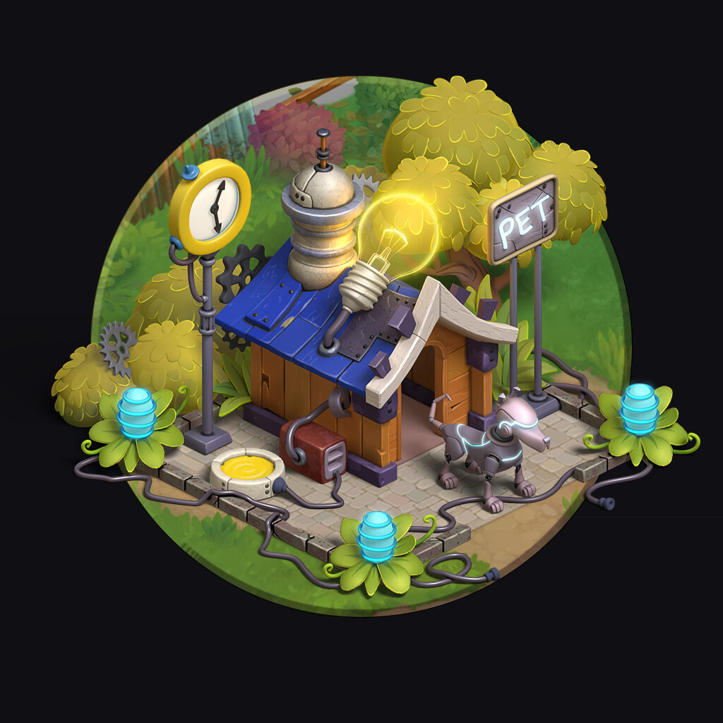 ArtStation - Hi-tech pet house