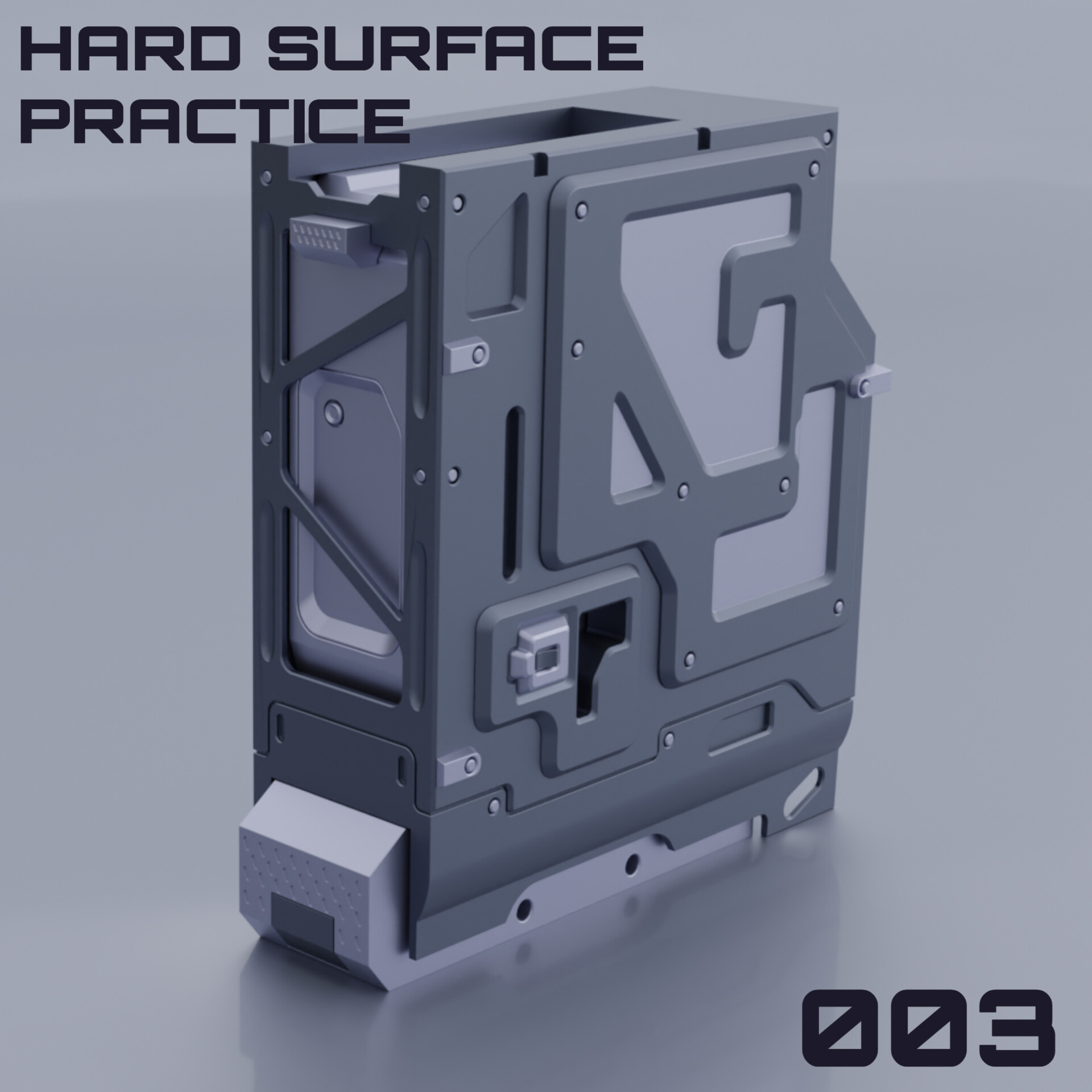 ArtStation - Hard Surface Practice No. 3